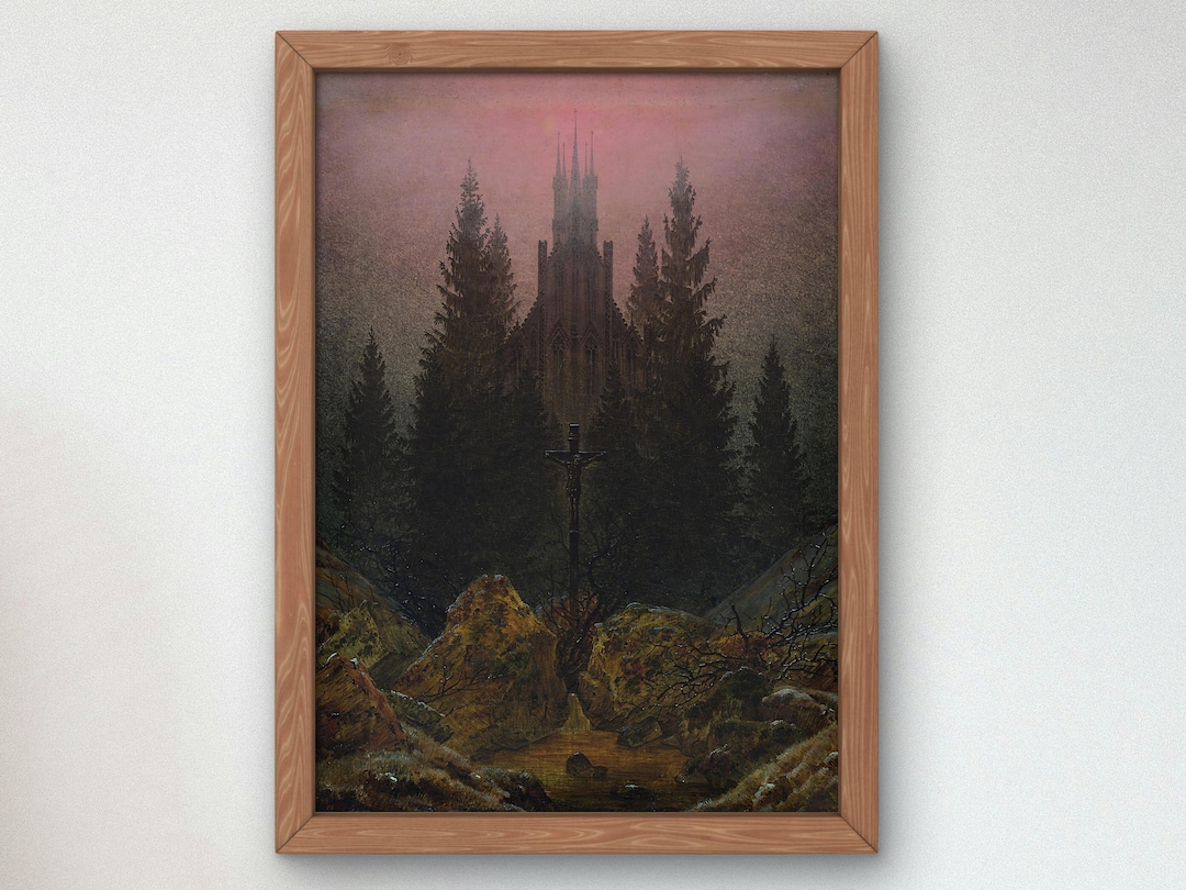 The Cross in the Mountains by Caspar David Friedrich 1812, Museum ...
