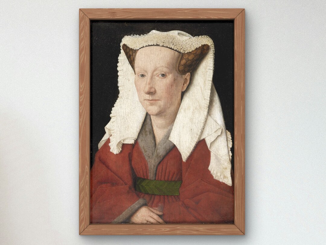 Portrait of Margaret Van Eyck Jan Van Eyck 1439 Art Print, Museum ...