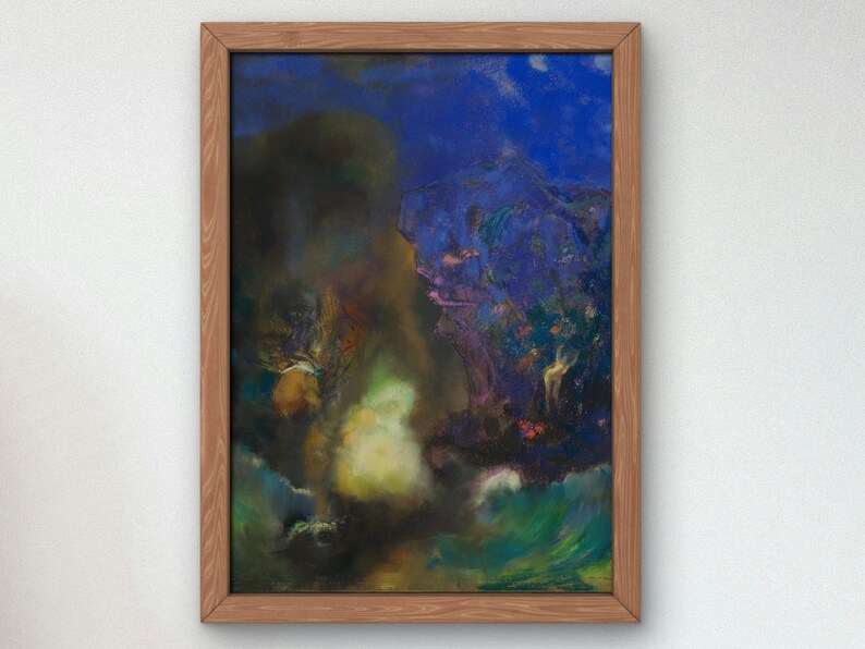 Roger and Angelica by Odilon Redon 1910, Museum Quality Print, Wall Art ...