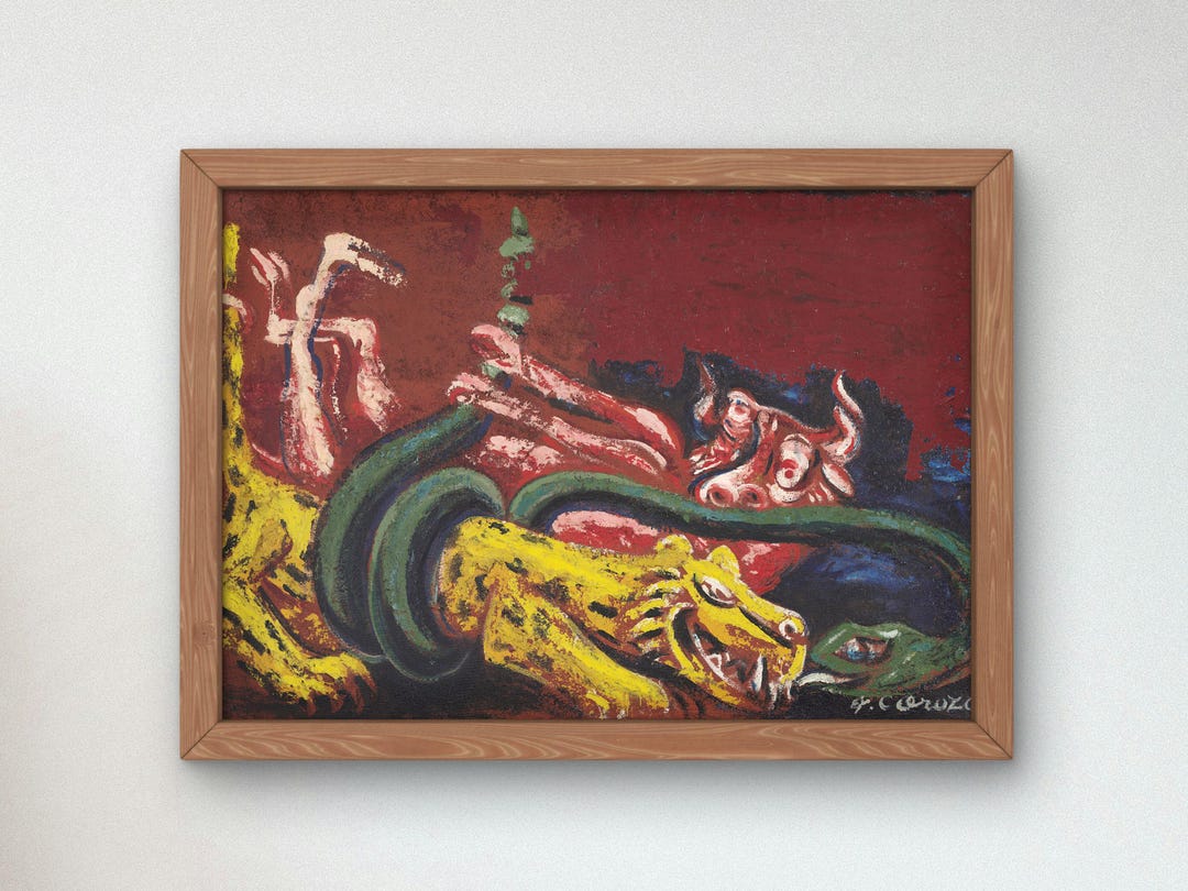 Allegory of Mexico by José Clemente Orozco 1948, Museum Quality Print ...
