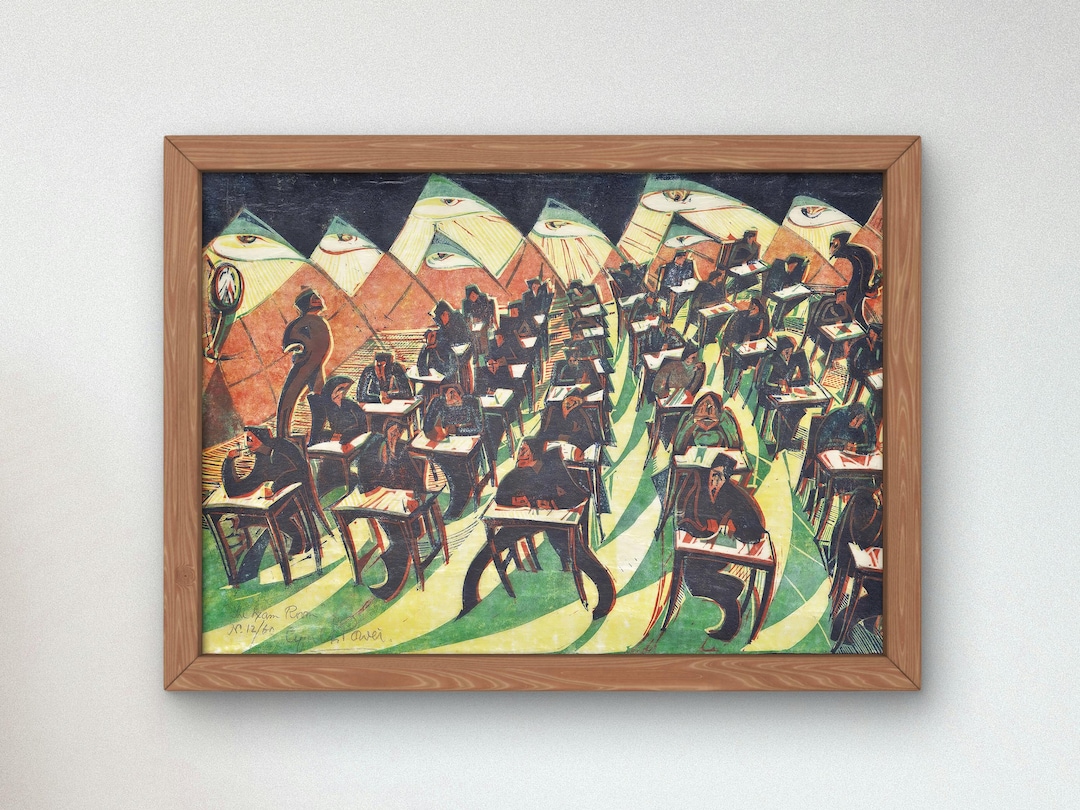 The Exam Room by Cyril Power 1934, Museum Quality Print, Modern Art ...