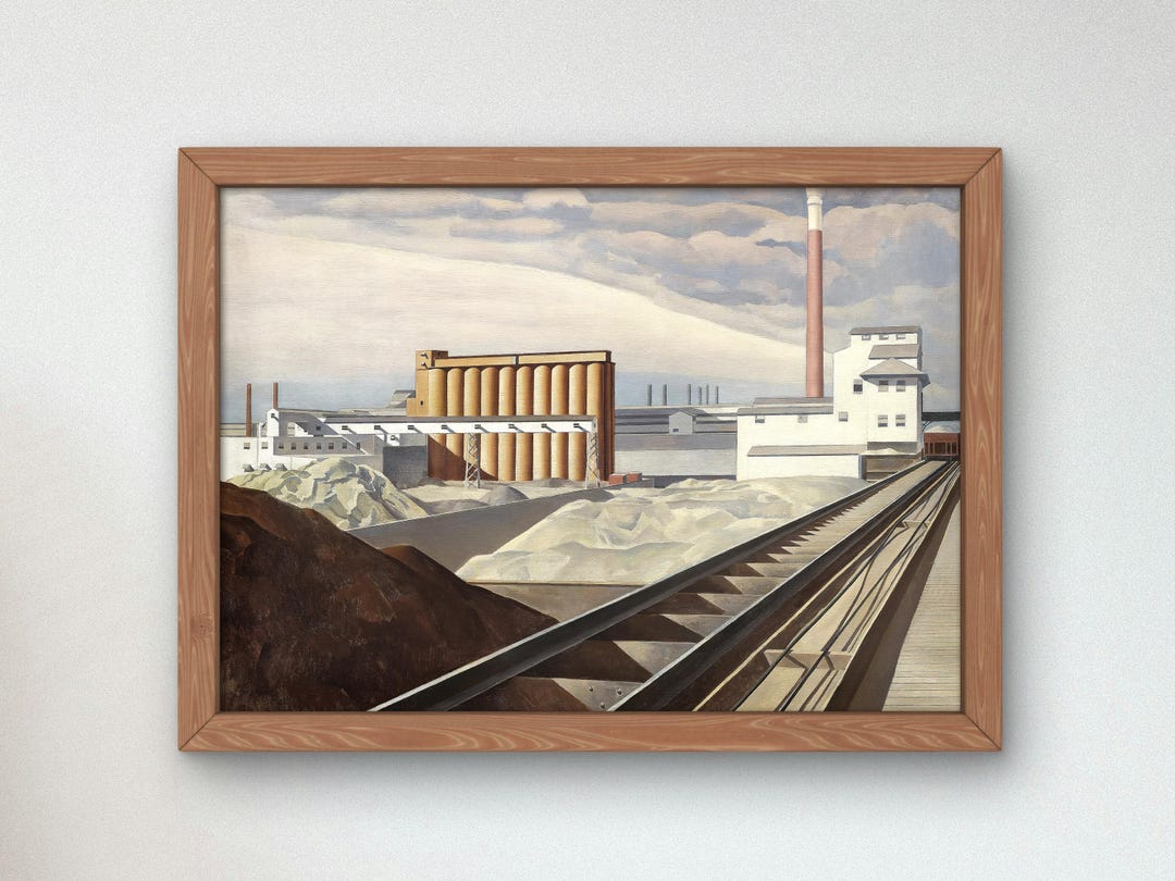 Classic Landscape by Charles Sheeler 1931, Museum Quality Print, Modern ...