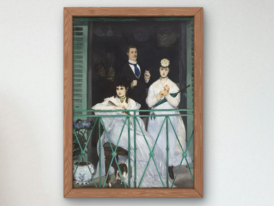 The Balcony by Édouard Manet 1869, Museum Quality Print, Classical Art ...