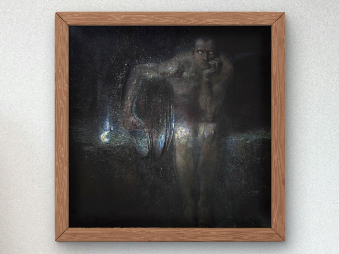 Lucifer by Franz Von Stuck 1890, Museum Quality Print, Classical Home ...