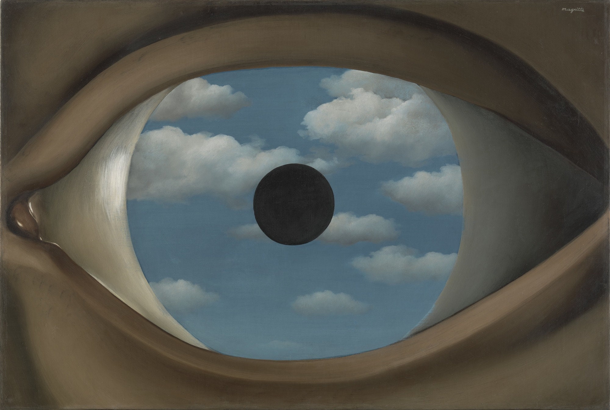 Art Print the False Mirror by Rene Magritte 1928, Museum Quality ...
