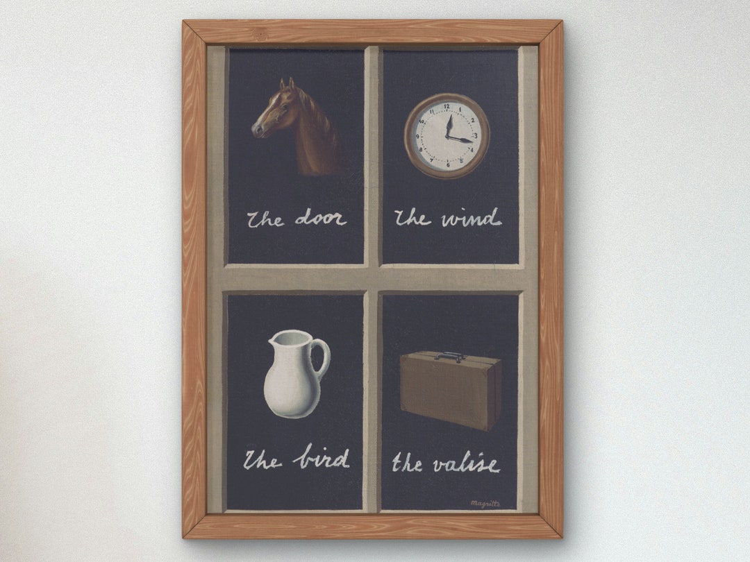 The Key of Dreams René Magritte 1930 Art Print, Museum Quality Artwork Gallery Poster, Wall Art ...