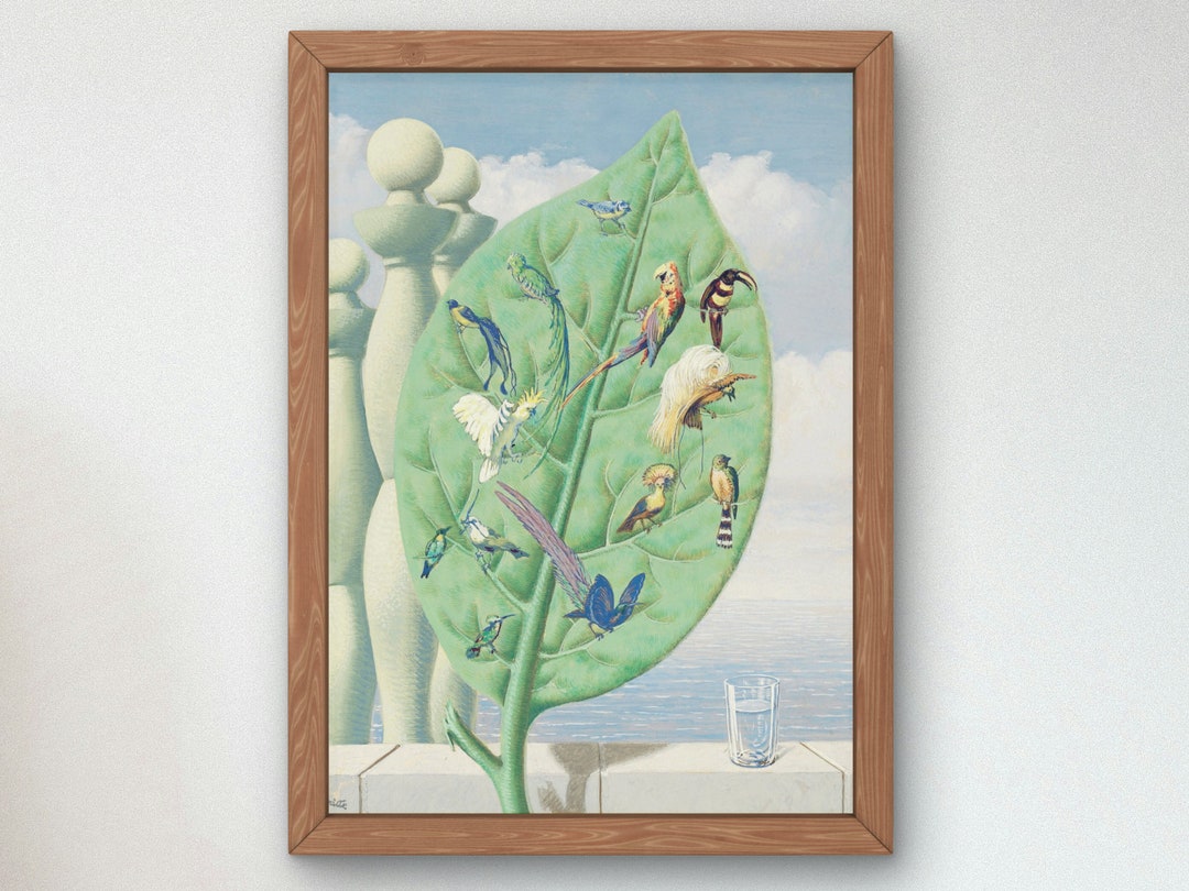 The Interior View by René Magritte 1949 Art Print, Museum Quality ...