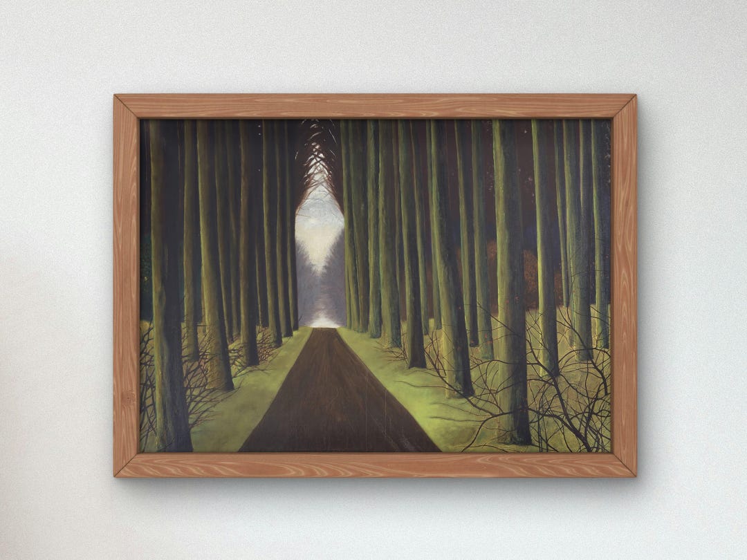Driveway With Trees by Léon Spilliaert 1935, Museum Quality Print ...