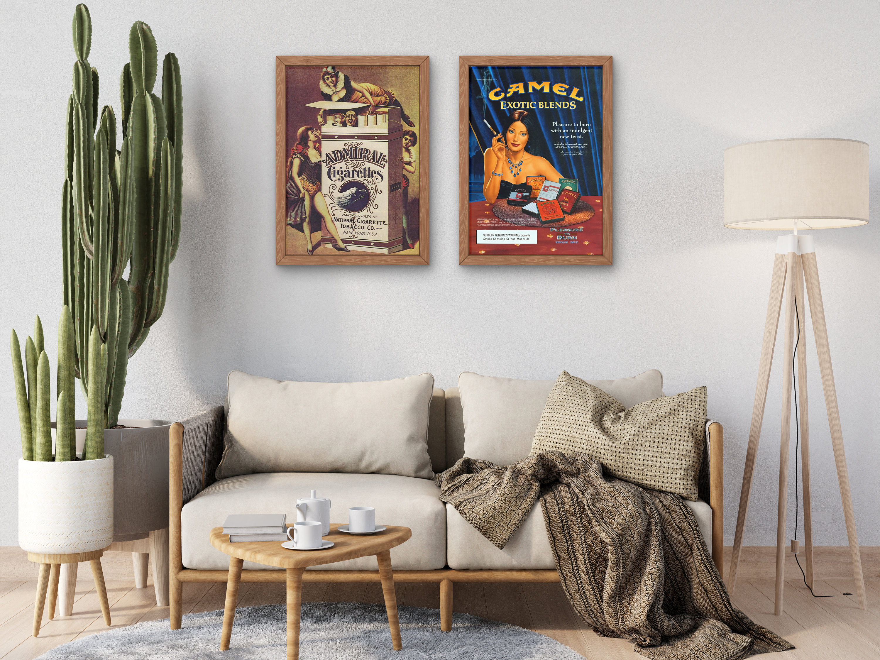 Camel Vintage Cigarette Ad, Museum Quality Retro Print, Home Decor Wall ...