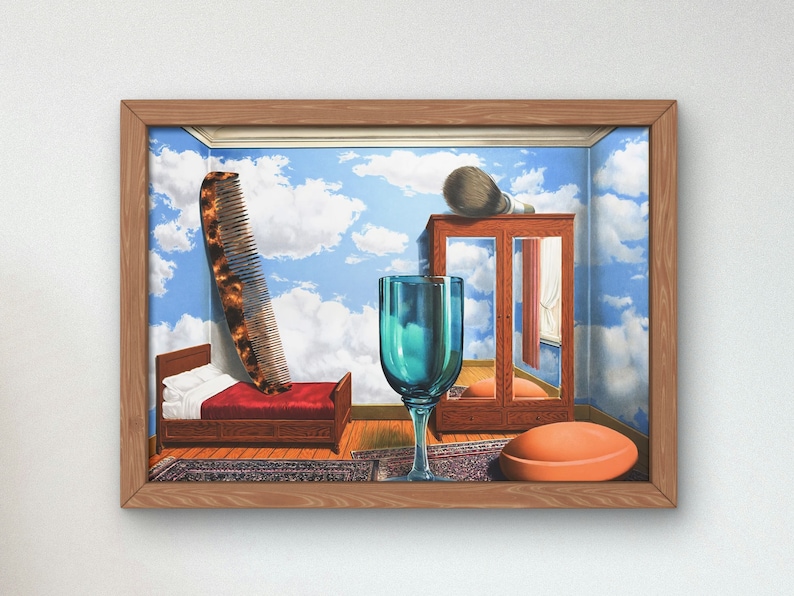 Personal Values by René Magritte 1952, Art Print Museum Quality Artwork ...