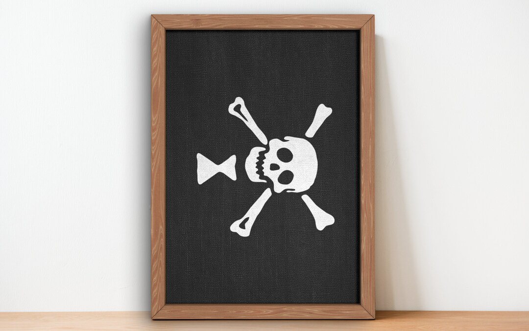 Pirate Flag Emmanuel Wynne Poster Wall Art Prints Pirates Vintage Flag ...
