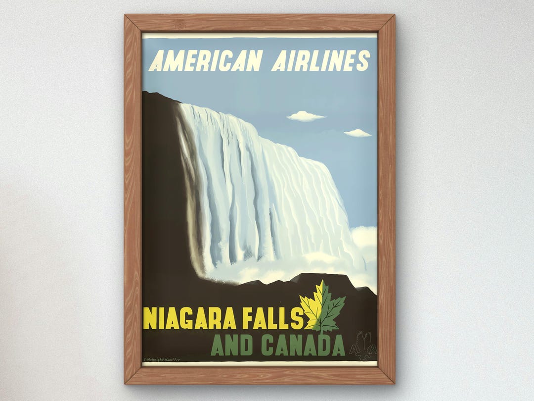 Niagara Falls Poster by Edward Mcknight Kauffer, Vintage Travel Ads ...