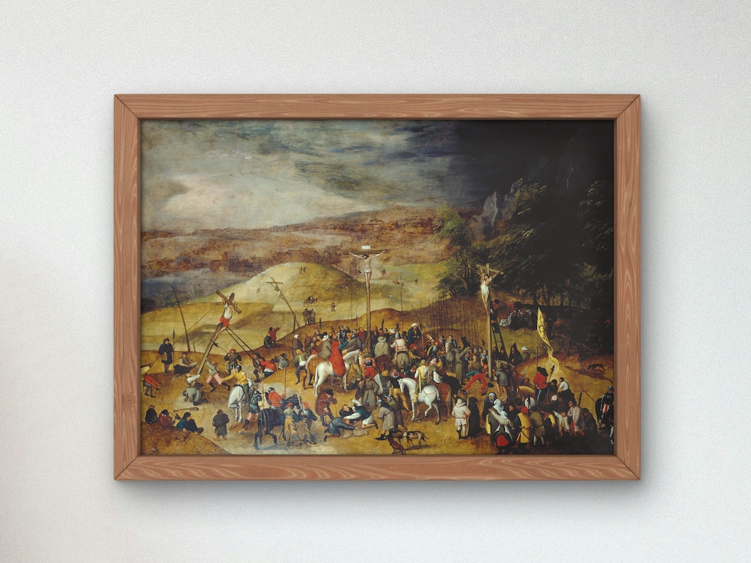 The Crucifixion by Pieter Brueghel the Younger 1610, Museum Quality Oil Painting, Classical Art ...
