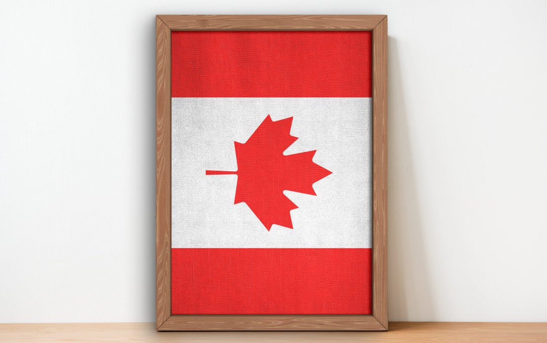 Canada Flag Poster Wall Art Prints Flag - Etsy