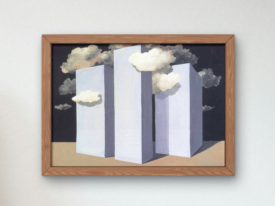 A Storm by Rene Magritte 1932 Art Print, Museum Quality Artwork Gallery ...