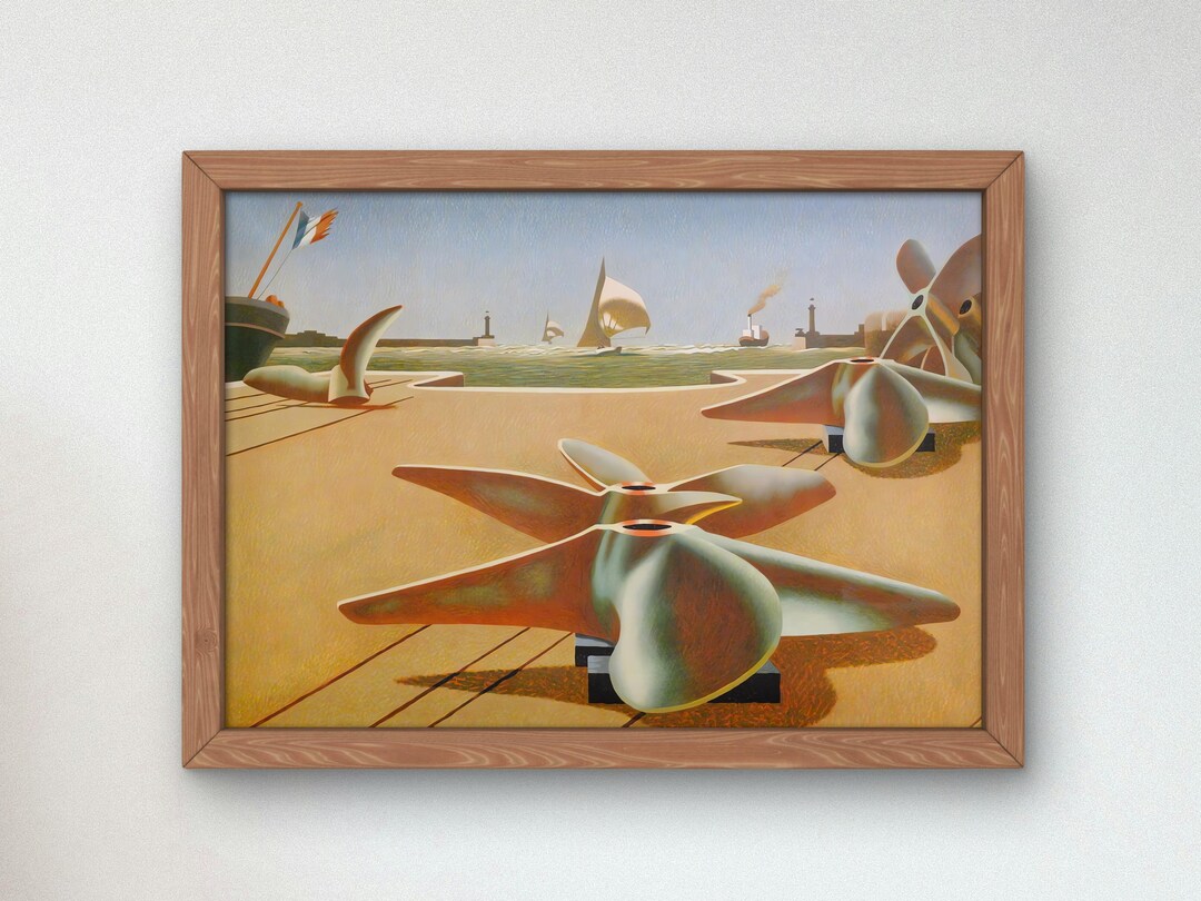 Bronze Ballet by Edward Wadsworth 1940, Museum Quality Oil Painting ...