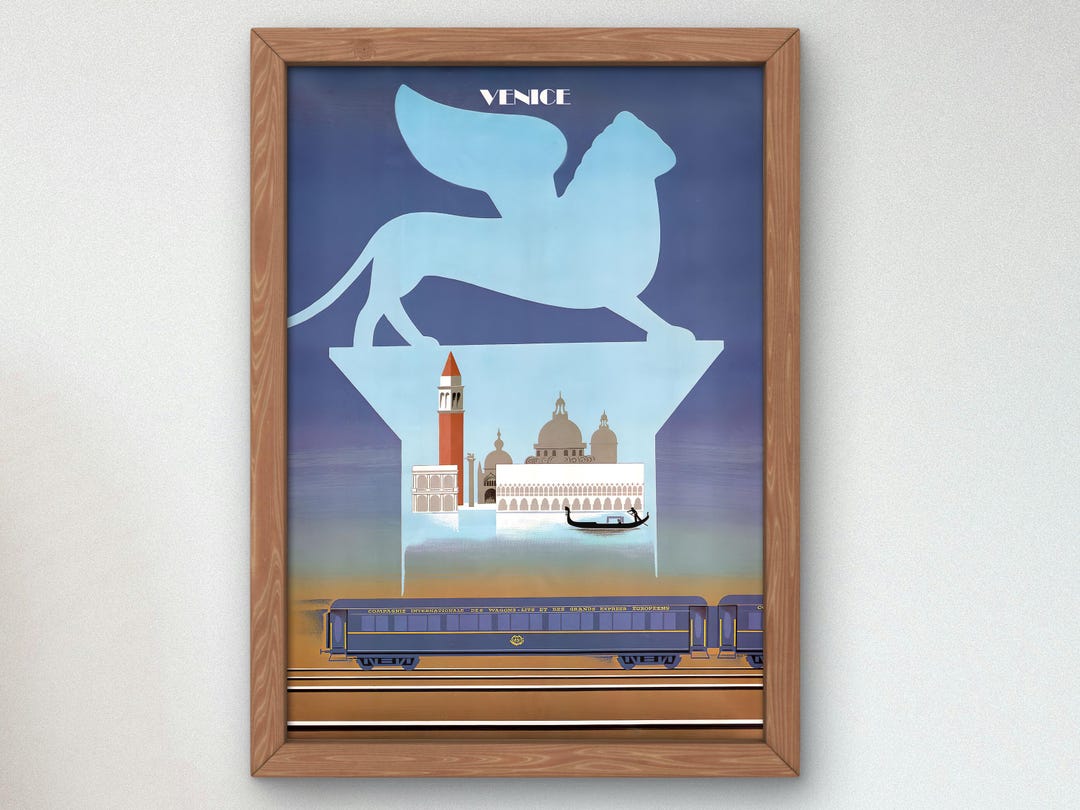 Venice Orient Express Vintage Ads by Pierre Fix-masseau, Mid Century ...