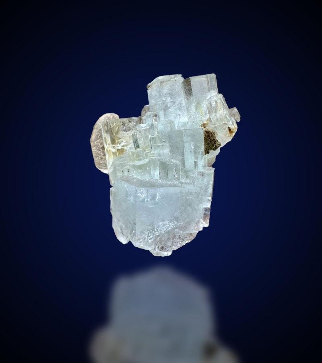 Sky Blue Aquamarine Crystal Bunch, Complete Termination, 38 Grams - Etsy