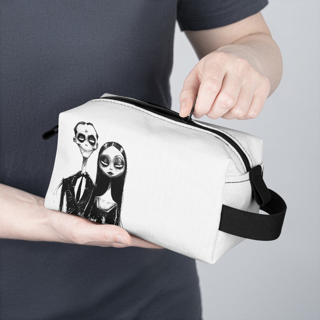 Morticia and Gomez Toiletry Bag, Addams Family, Horror, Travel Bag ...