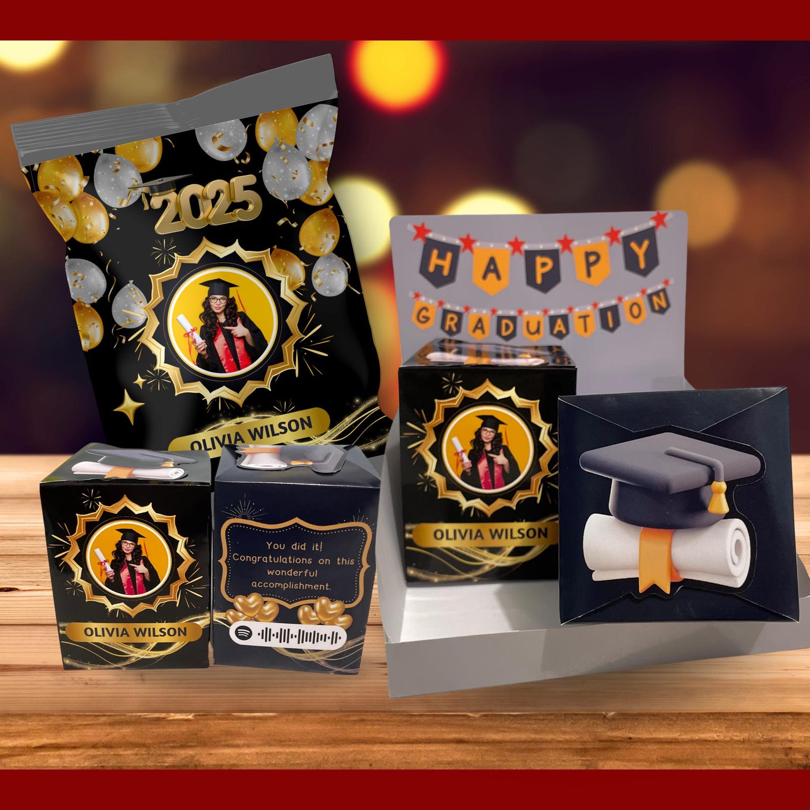 CUSTOM Graduation Blind Box, Graduation Blind Box Template, Printable ...