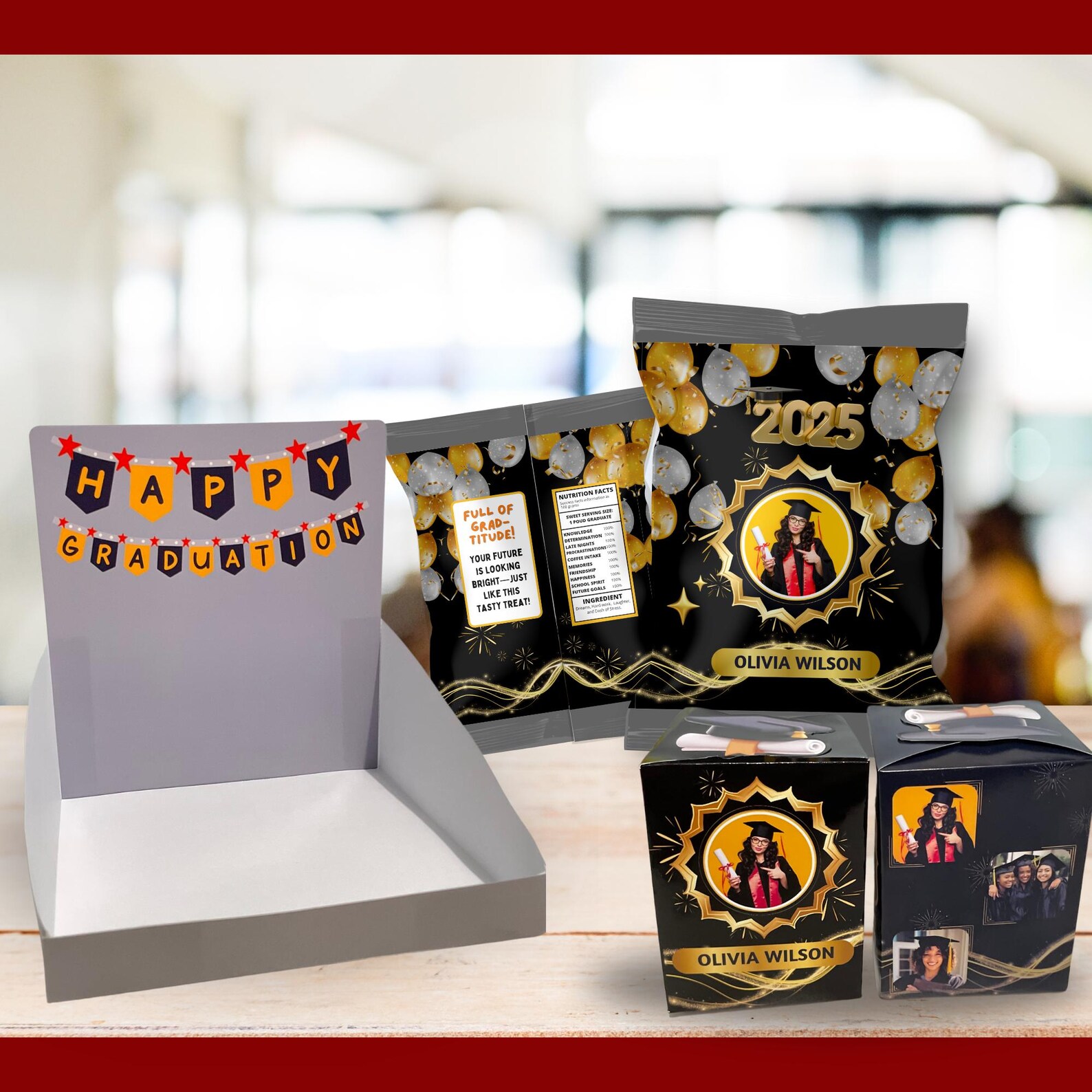 CUSTOM Graduation Blind Box, Graduation Blind Box Template, Printable ...