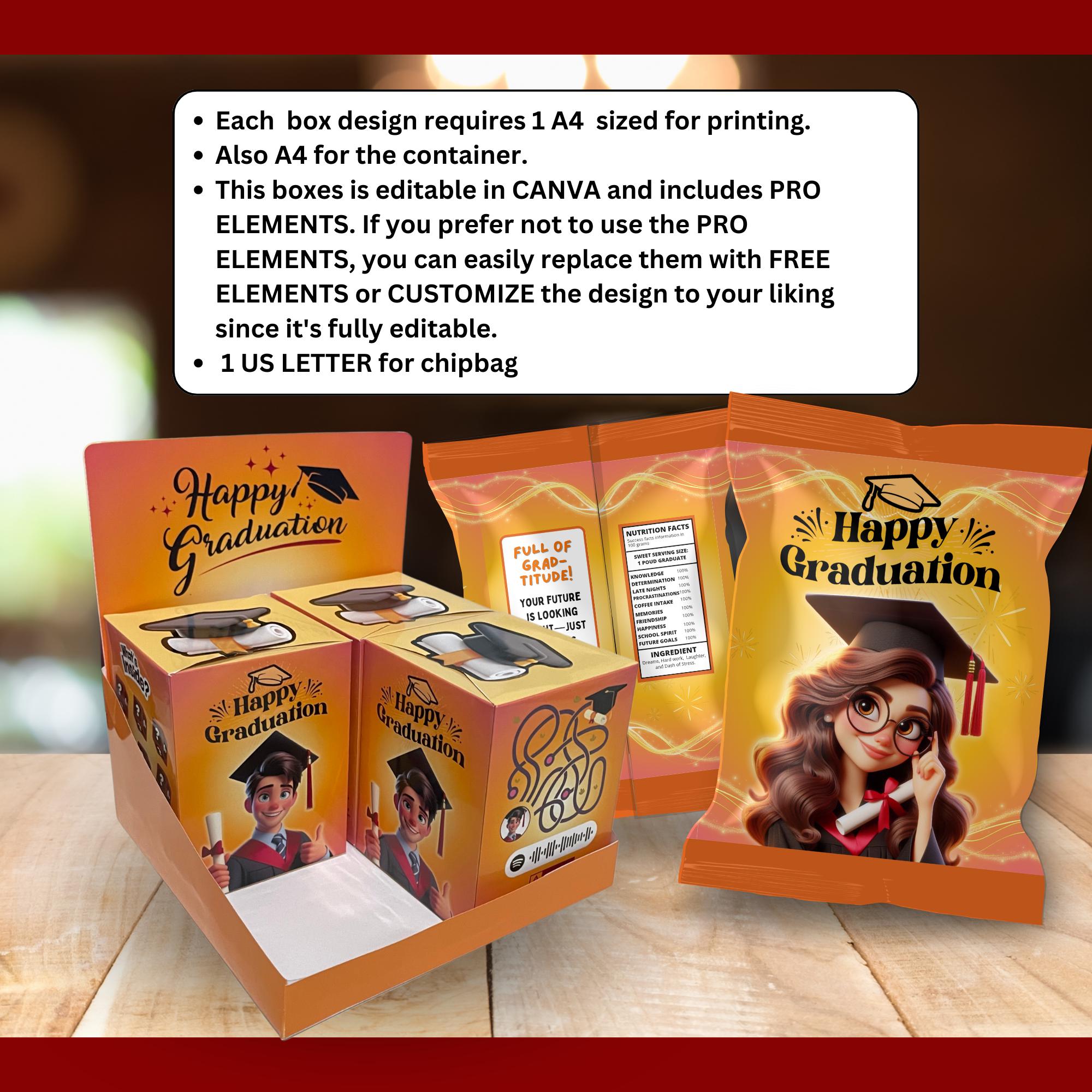 CUSTOM Graduation Blind Box, Graduation Blind Box Template, Printable ...