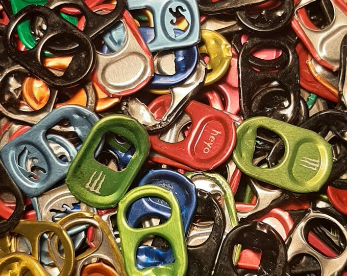Aluminum Multicolored Tabs Bag of 100 for Recycled Upcycled Crafts - Etsy