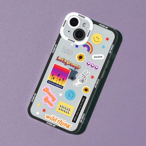 Label Sticker Art Phone Case,iphone Case 15 14 13 12 11 Pro Max Samsung ...