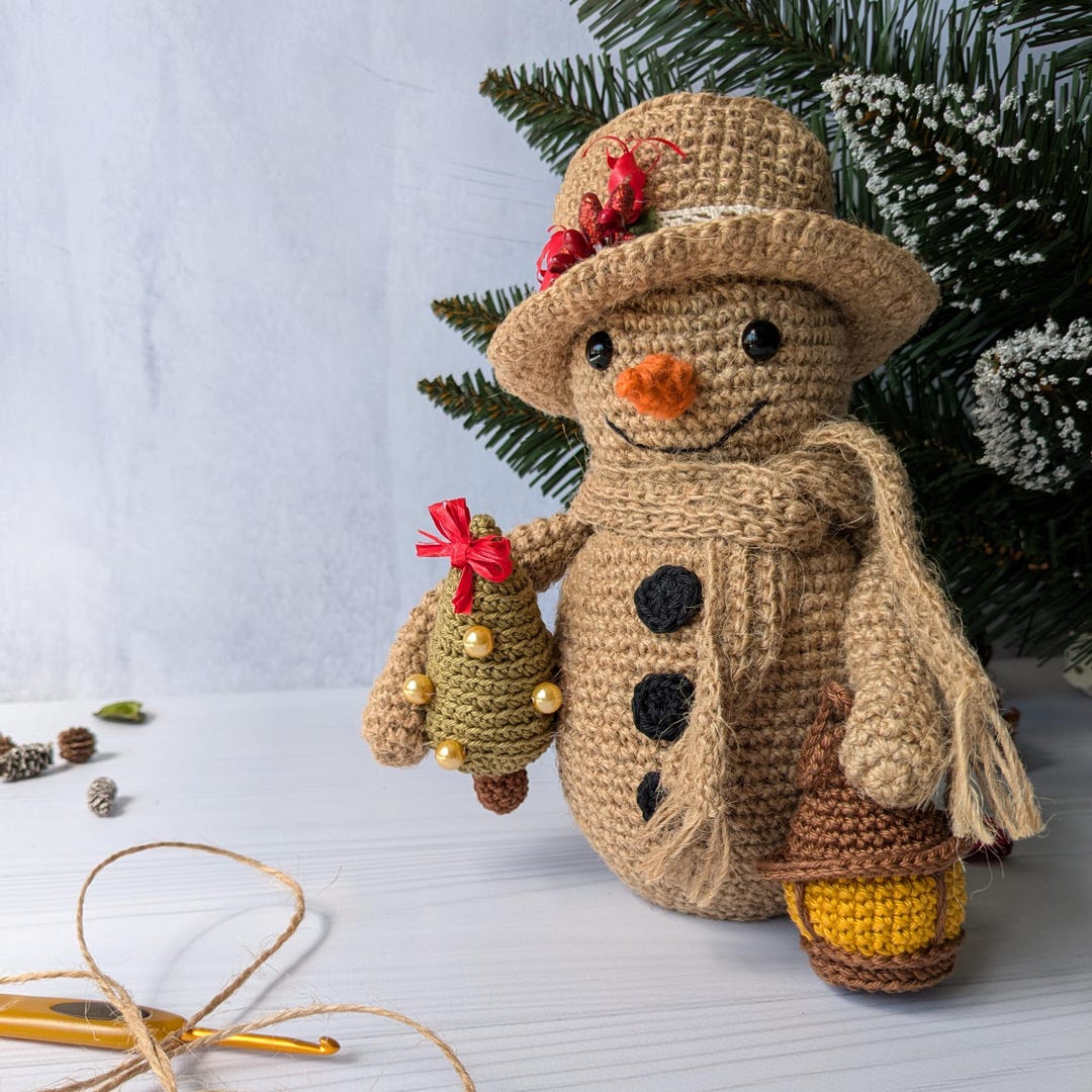 Snowman Cute Handmade Creatures Christmas Gift Winter Frieds Christmas ...