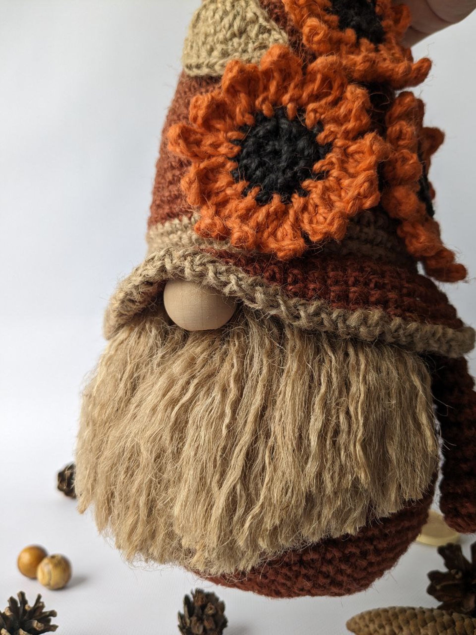 Gnome Decor Amigurumi Gnome Gnomes Rustic Jute Decor Gnomes for Home ...