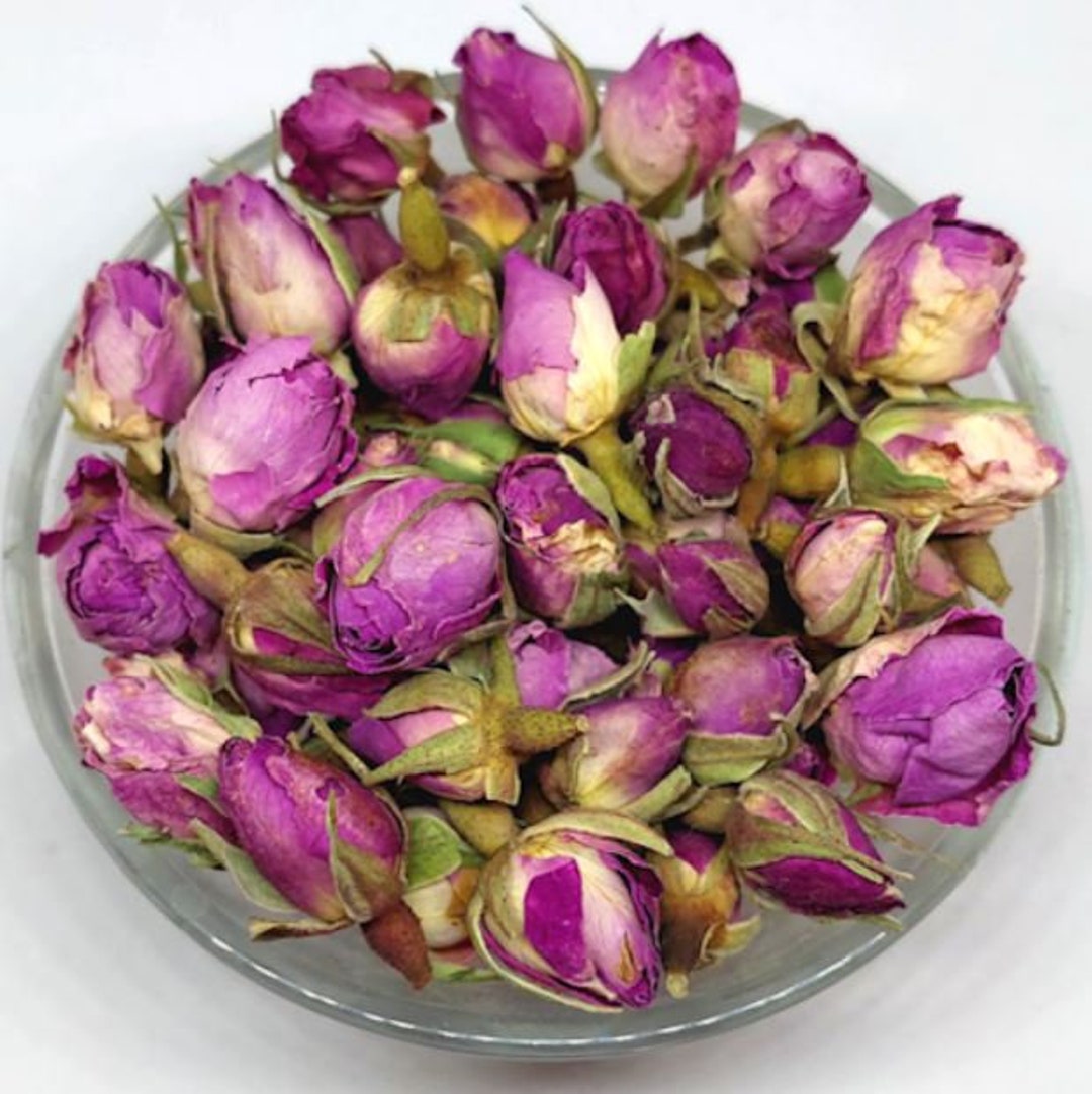 Damask Rose Buds, Rosa Damascena, 100% Natural Dried Herb, 50g 500g - Etsy