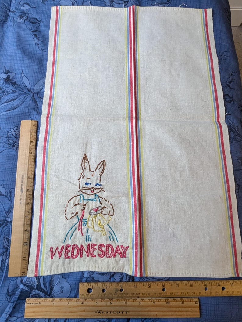Vintage Dish Towels - Etsy