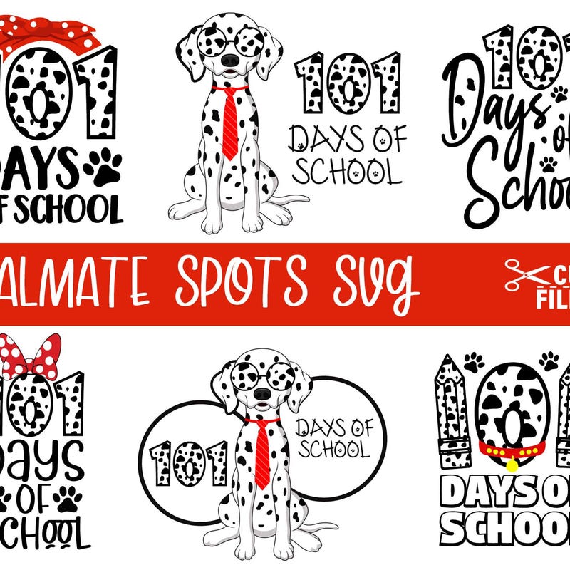 101 Dalmatians Svg - Etsy