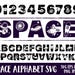 Space Alphabet SVG, Numbers SVG, Space Letter Svg, Spaceship, Astronaut ...