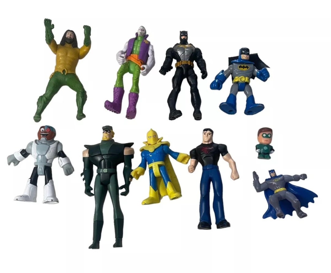 10 Qty DC Super Hero Action Figure Toy Bundle Lot - Etsy