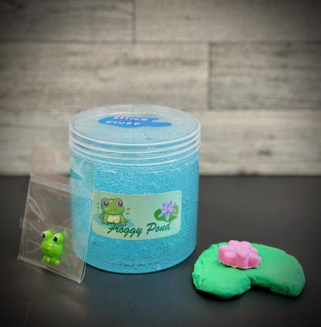 10 Oz,froggy Theme Slime, Frog Lover, Cute Slime for Boys and Girls ...