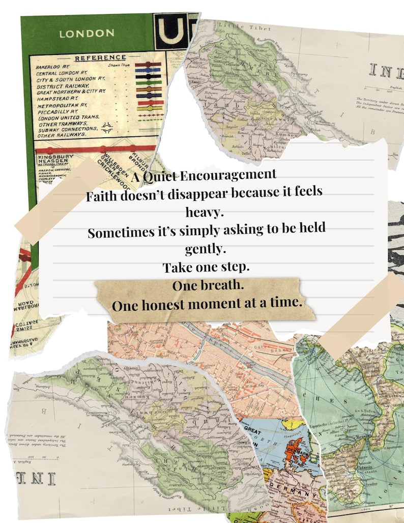 When Faith Feels Heavy Printable Journal | Christian Reflection Journal ...