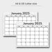 Editable January 2025 Printable Calendar Fillable Printable Digital ...