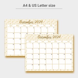 Editable December 2024 Printable Calendar Fun Calendar Fillable ...