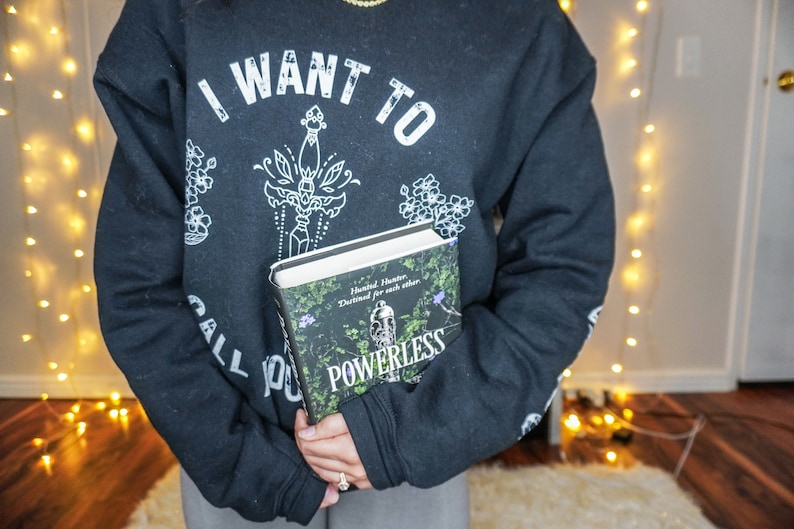 Powerless Sweatshirt Book Merch Paedyn and Kai - Etsy