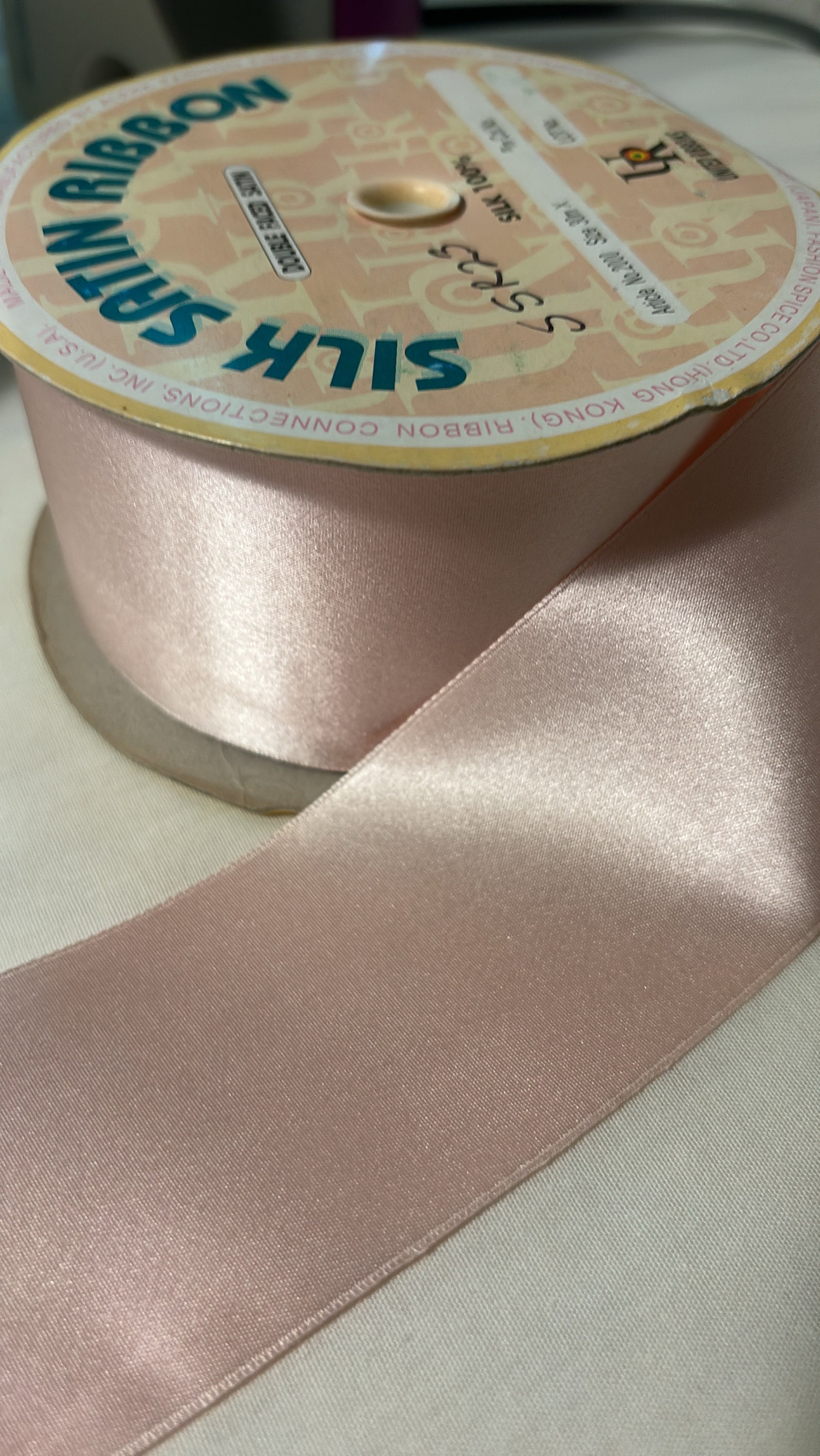 Silk Satin 2 Wide Ribbon in 5 Colors - Etsy