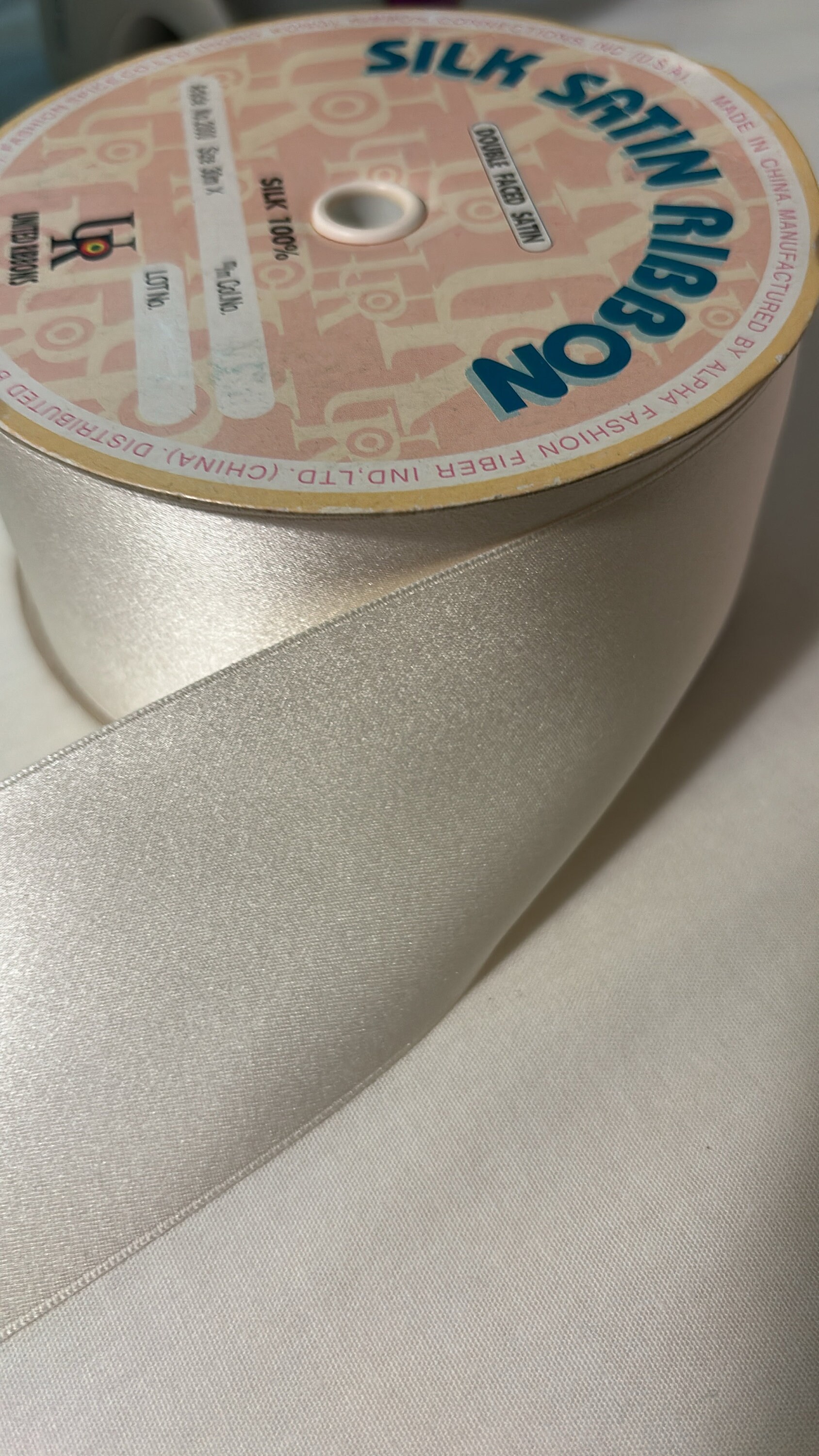 Silk Satin 2 Wide Ribbon in 5 Colors - Etsy