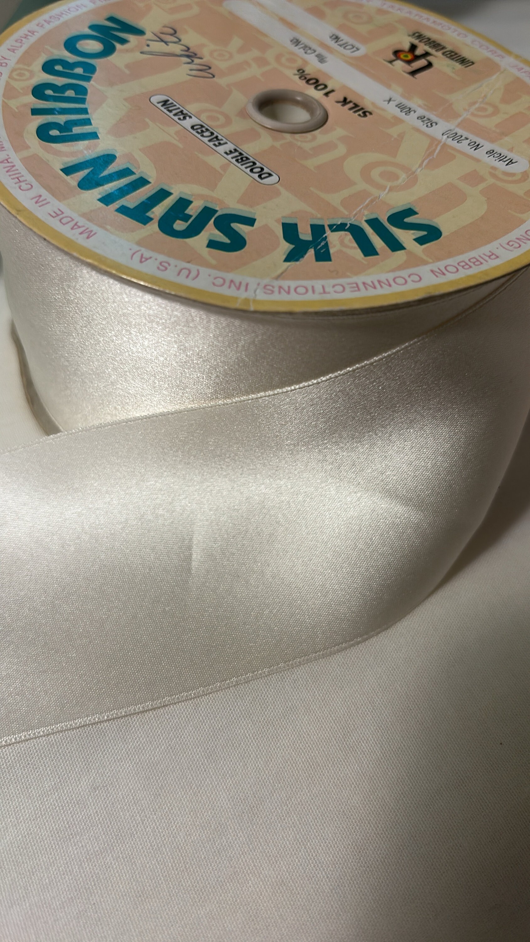 Silk Satin 2 Wide Ribbon in 5 Colors - Etsy