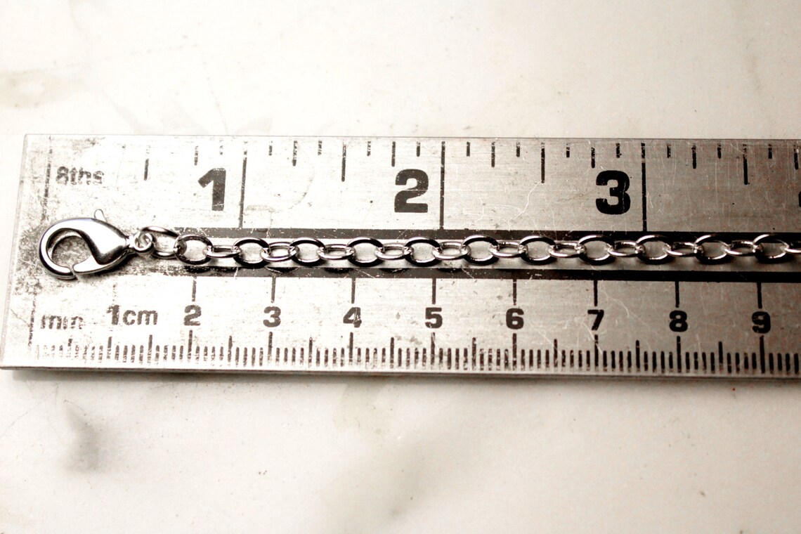 Silver Toned Chain up to 30 Inches With Optional Jump Ring - Etsy