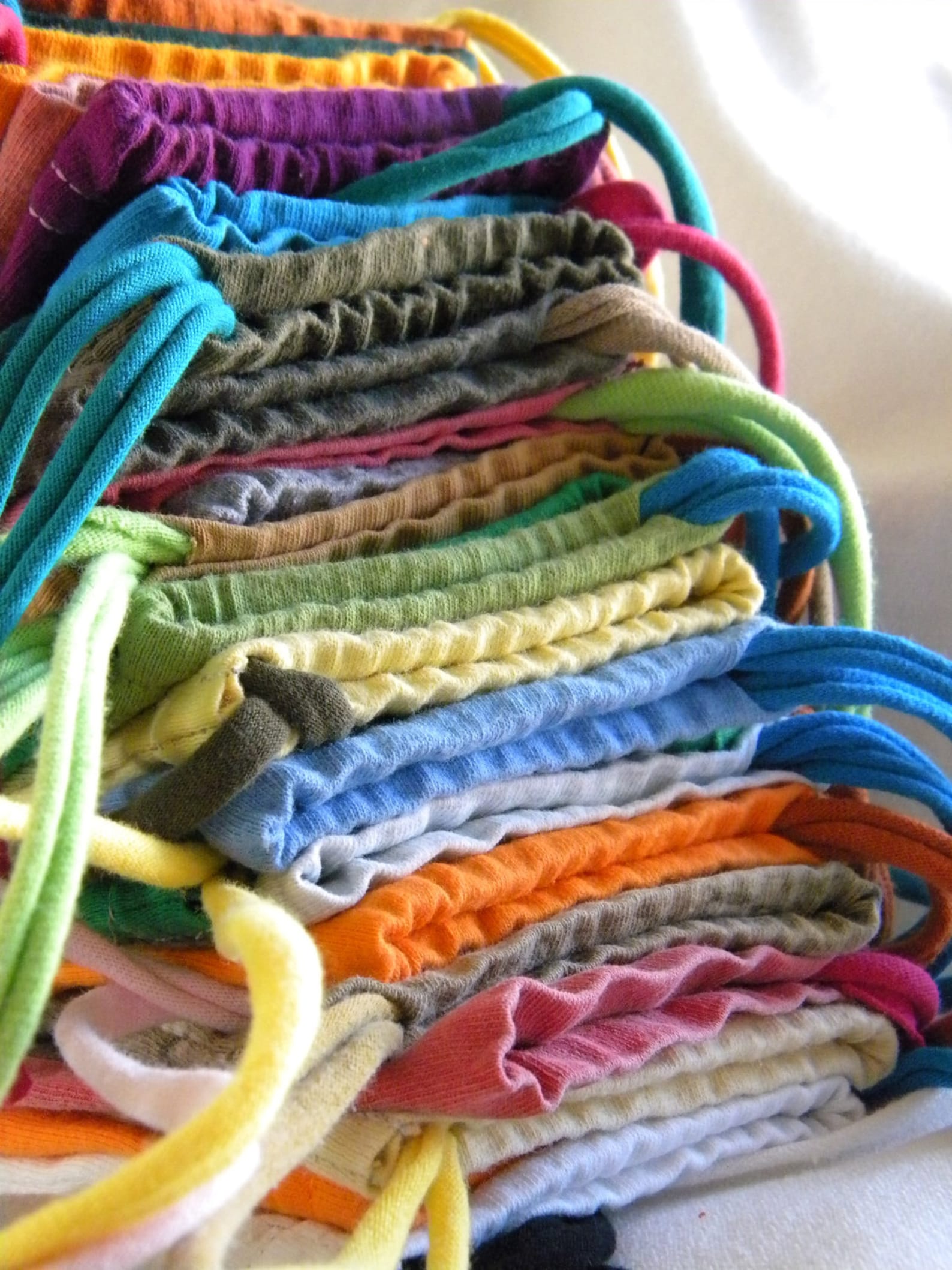 Twenty Handmade Pouches Upcycled Jewelry Gift Bag/ Party Favor / Custom ...