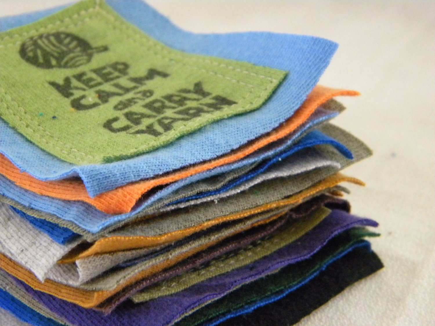 Keep Calm and Carry Yarn Patches FIVE Pieces and Parts PATCH - Etsy