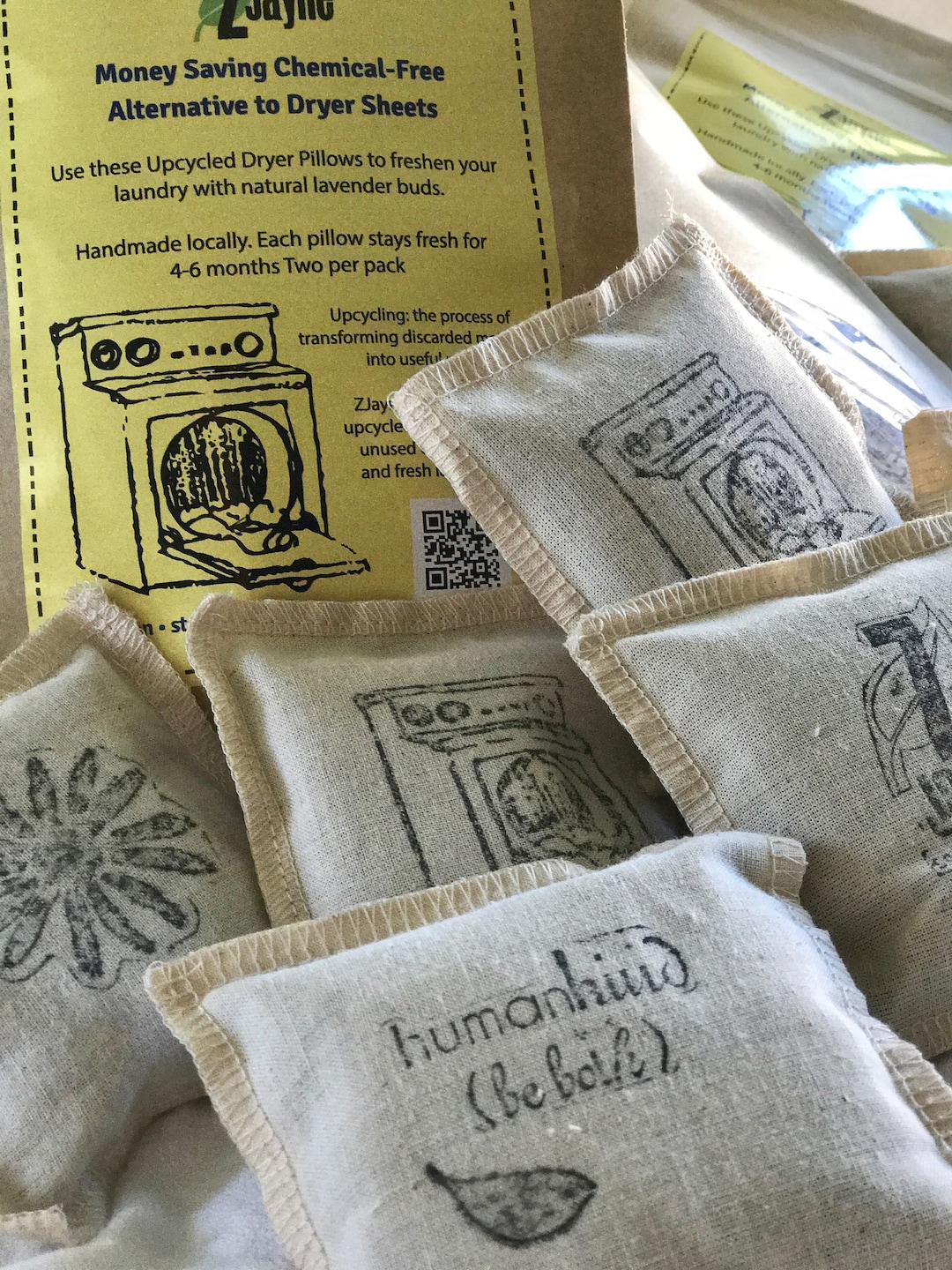 Case of Three Packs Laundry Pillows Lavender Filled for the Dryer and ...