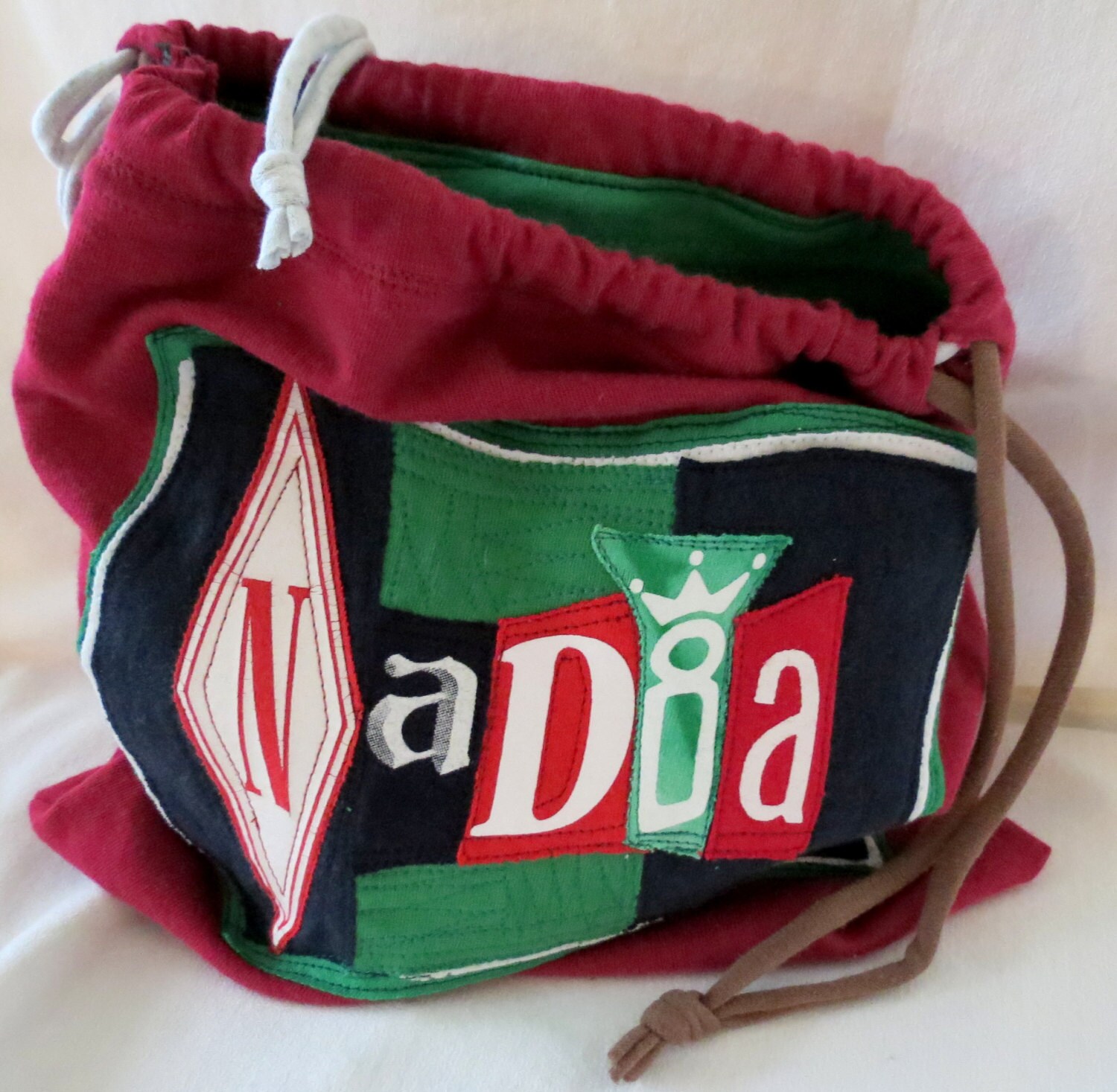 Upcycled Handmade Bag Name Your Stuff ONE What's Your Word - Etsy