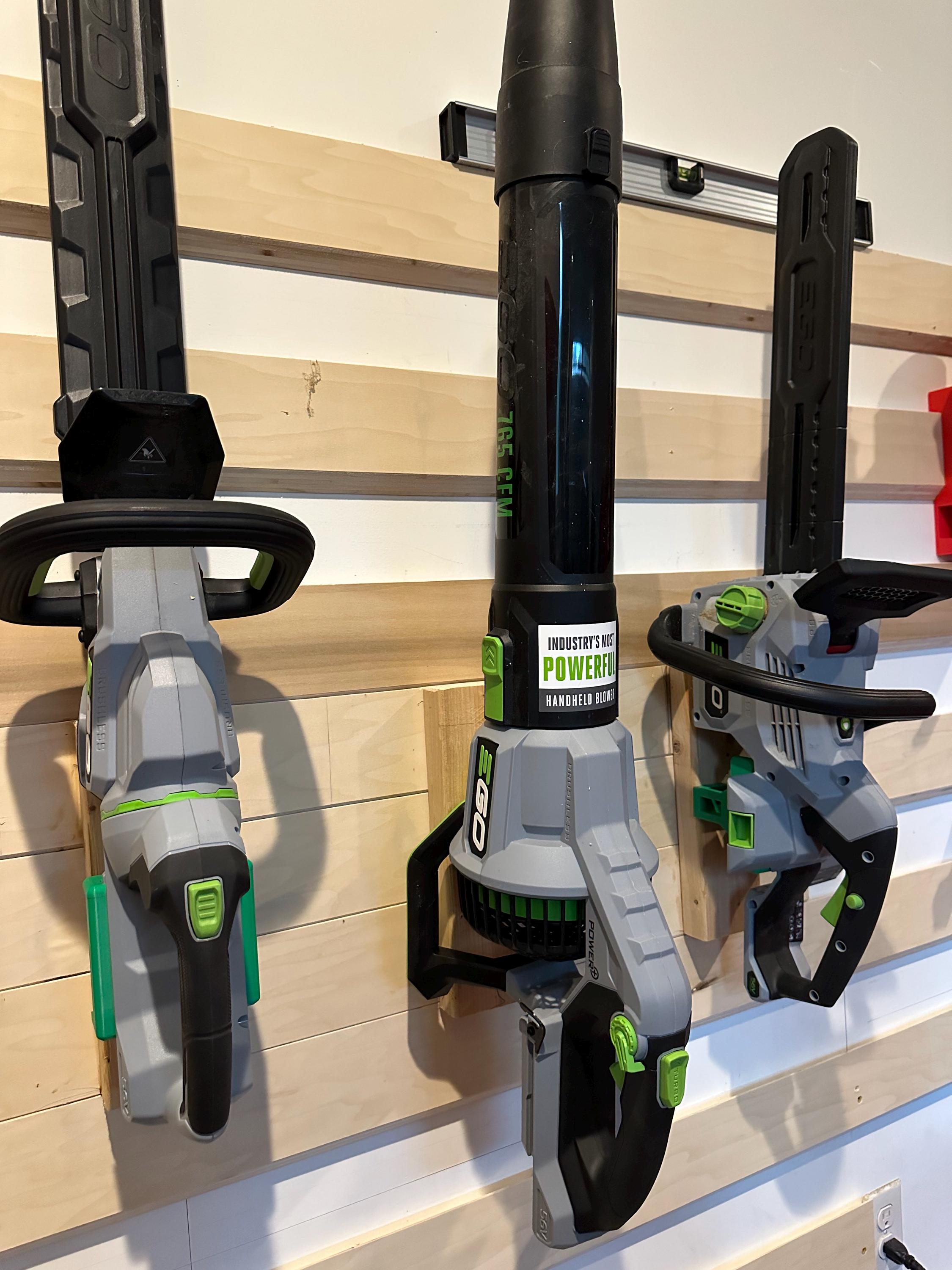 EGO 56V Tool Wall Mounts: Chainsaw, Hedge Trimmer, Leaf Blower - Etsy