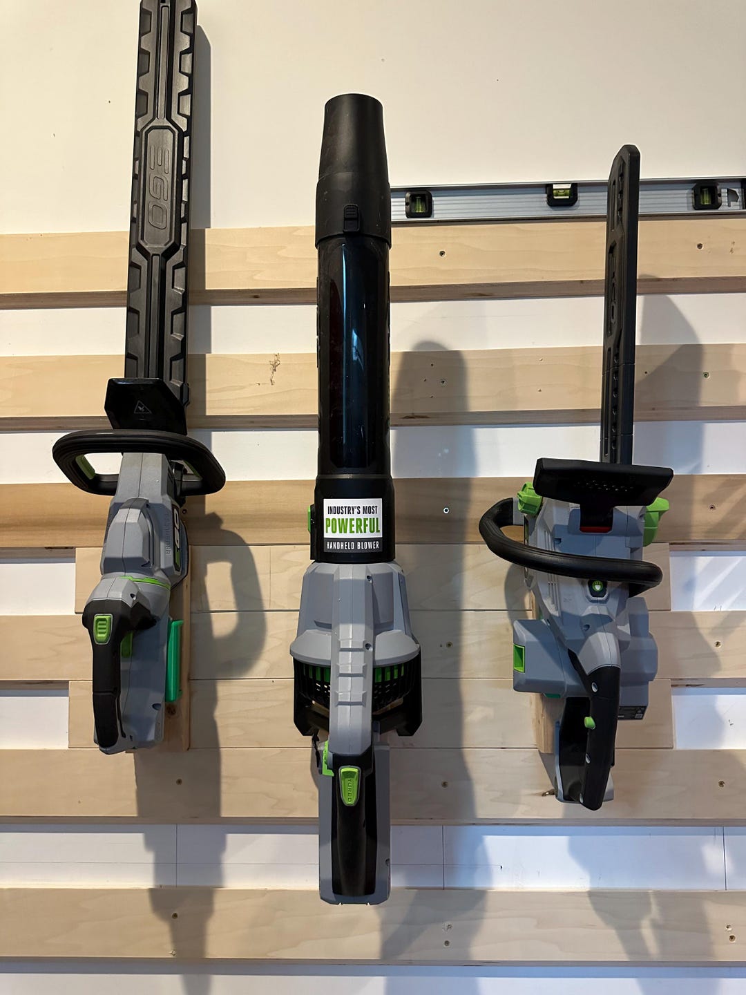 EGO 56V Tool Wall Mounts: Chainsaw, Hedge Trimmer, Leaf Blower - Etsy